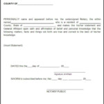 Standard Affidavit Form - AffidavitForm.net