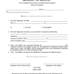 I 184 Affidavit Of Support Form - AffidavitForm.net